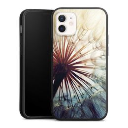 DeinDesign iPhone 12 mini Handy Premium Silikon H&uuml;lle Handyh&uuml;lle schwarz Case Photography Dandelion Flowers Silikon Premium Case