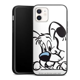 DeinDesign iPhone 12 Handy Premium Silikon H&uuml;lle Handyh&uuml;lle schwarz Case Idefix Official Licensed Product Comic Silikon Premium Case