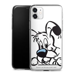 DeinDesign iPhone 11 Handy Slim Case Silikon Handyh&uuml;lle transparent H&uuml;lle extra d&uuml;nn Comic Idefix Official Licensed Product Silikon Slim Case