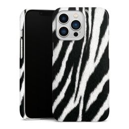 DeinDesign iPhone 13 Pro Handy Premium Case Smartphone Handyh&uuml;lle Schutzh&uuml;lle gl&auml;nzend Fur Muster Zebra Premium Case