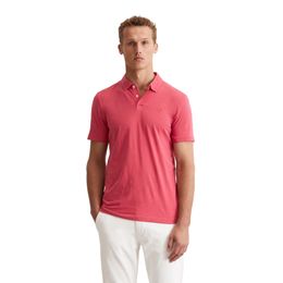 Marc O'Polo Poloshirt MARC O'POLO "in softer Slub-Jersey-Qualit&auml;t", Herren, Gr. 3XL, pink (m633), Obermaterial: 100% Baumwolle, unifarben, figurbetont, Umschlagbund, Shirts
