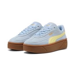 Puma Damen Sneaker "CLUB II ERA PLATFORM SD WNS", Gr. 36haute tropic, gold moon, Leder, unifarben, Schuhe