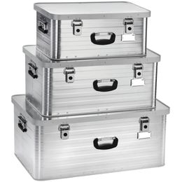 Transportbeh&auml;lter Enders "Toronto", silber, Aluminium, Transportboxen, 47L = 3,6kg; 80L = 5kg; 130L = 6,6kg