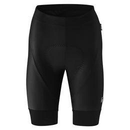 Fahrradhose Gonso "SQlab GO W", Damen, Gr. 38, Normalgr&ouml;&szlig;en, schwarz, 80% Polyamid. 20% Elastan, Hosen Fahrradhose, Damen Radhose mit Sitzpolster, kurze moderne Radlerhose, Tight Fit