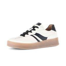 Gabor Damen Sneaker "Sneaker low Materialmix Leder", Gr. 35,5creme, Schuhe