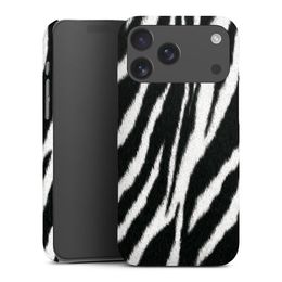 DeinDesign iPhone 17 Pro Max Handy Premium Case Smartphone Handyh&uuml;lle Schutzh&uuml;lle gl&auml;nzend Fur Muster Zebra Premium Case
