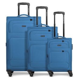 Kofferset SMARTBOX "Edition 04Edition 04", Herren, blau, Polyester, Koffer-Sets