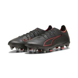 Fu&szlig;ballschuh Puma "ULTRA 6 MATCH MxSG Fu&szlig;ballschuhe Erwachsene", Damen, Gr. 45, schwarz rot, Obermaterial: Textil, Synthetik; Futter: Textil, Synthetik; Innensohle: Textil; Laufsohle: Synthetik, Schuhe Fu&szlig;ballschuh