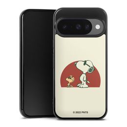 DeinDesign Google Pixel 10 Handy Silikon H&uuml;lle Case schwarz Handyh&uuml;lle Snoopy Official Licensed Product Kindheit