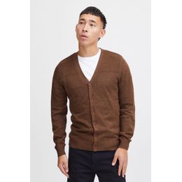 Blend Herren Cardigan "BHCaden"mocca mix, Gr. XXL, unifarben, Feinstrick, 100% Baumwolle, Strickjacken, Gem&uuml;tlicher Feinstrick-Cardigan