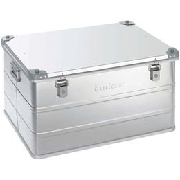 Aufbewahrungsbox Enders "Vancouver M", silber (silberfarben), B:79cm H:44cm T:58,5cm, Aluminium, Aufbewahrungsboxen, Aufbewahrungsbox, 170 Liter