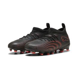 Fu&szlig;ballschuh Puma "FUTURE 9 MATCH FG/AG Fu&szlig;ballschuhe Jugendliche", Kinder, Gr. 32.5, schwarz glowing rot strong gray, Obermaterial: Synthetik, Textil; Futter: Synthetik, Textil; Innensohle: Textil; Laufsohle: Synthetik, Schuhe Fu&szlig;ballschuh