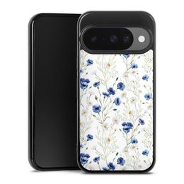 DeinDesign Google Pixel 10 Handy Silikon H&uuml;lle Case schwarz Handyh&uuml;lle Flowers Muster Flower