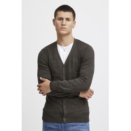Cardigan Blend "BHCaden", Herren, Gr. XXL, charcoal mix, Feinstrick, 100% Baumwolle, unifarben, regular fit normal, V-Ausschnitt, elastischer Bund, Strickjacken, Gem&uuml;tlicher Feinstrick-Cardigan
