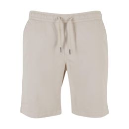 Stoffhose Urban Classics "Urban Classics Herren Stretch Twill Joggshorts", Herren, Gr. 5XL, US-Gr&ouml;&szlig;en, cloud, 98% Baumwolle, 2% Elasthan, unifarben, normal, Hosen Stoffhose