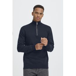 Troyer Blend "BHBryan", Herren, Gr. L, salute, Feinstrick, 70% Baumwolle, 30% Nylon, unifarben, normal normal, hoch geschlossener Ausschnitt, Pullover Troyer, Stilvoller Troyer mit Rei&szlig;verschluss