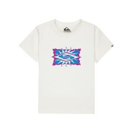T-Shirt Quiksilver "Ev Starfish Stamp", Jungen, Gr. 5(108-114cm), wei&szlig;, Obermaterial: 70% Baumwolle, 30% Baumwolle;, Shirts T-Shirt