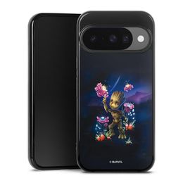 DeinDesign Google Pixel 10 Handy Silikon H&uuml;lle Case schwarz Handyh&uuml;lle Baby Groot Marvel Guardians Of The Galaxy