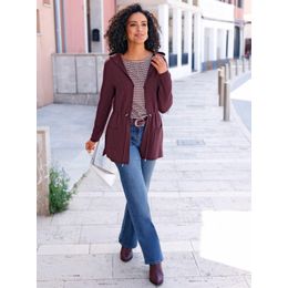 Kapuzenstrickjacke