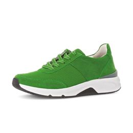 Gabor Damen Sneaker "Sneaker low Materialmix Leder/Lederimitat", Gr. 37gr&uuml;n, Schuhe
