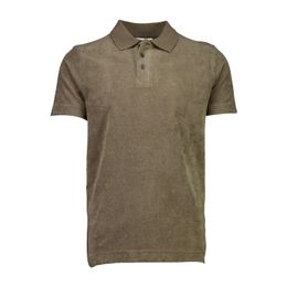 Poloshirt LINDBERGH "LINDBERGH Poloshirt", Herren, Gr. L, stone 125, Obermaterial: 80% Baumwolle, 20% Polyester, l&auml;ssig geschnitten, Shirts