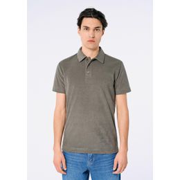 Poloshirt LINDBERGH "LINDBERGH Poloshirt", Herren, Gr. L, lt army, Obermaterial: 80% Baumwolle, 20% Polyester, l&auml;ssig geschnitten, Shirts