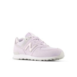 Sneaker New Balance "574", Damen, Gr. 37, taro, Leder, Synthetik, Textil, Schuhe Sneaker