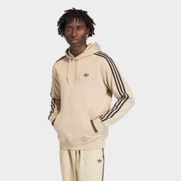 Kapuzensweatshirt adidas originals "3S HD", Herren, Gr. L, stone khaki, Obermaterial: 70% Baumwolle, 30% Polyester, Sweatshirts