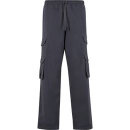 Cargohose DEF "DEF DEF Pure Cargopants", Herren, Gr. L, US-Gr&ouml;&szlig;en, anthrazit, 100% Baumwolle, unifarben, normal, Hosen Cargohose