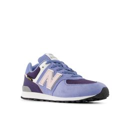 Sneaker New Balance "574", Damen, Gr. 37, fairweather blau, Leder, Synthetik, Textil, Schuhe Sneaker