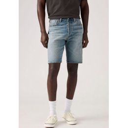 Levi's Bermudas LEVI'S "501 ORIGINAL SHORTS", Herren, Gr. 36, N-Gr, on the way shorts, Denim/Jeans, Obermaterial: 99% Baumwolle, 1% Elasthan, unifarben, normal kniefrei, Hosen Bermudas, Jeans-Bermudas mit Stretch, der Klassiker 501 ORIGINAL