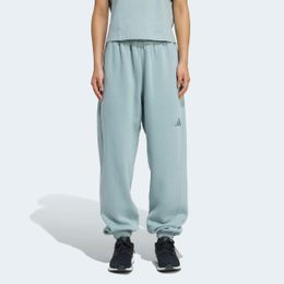 Sporthose adidas Sportswear "W ALL SZN PT", Damen, Gr. L, N-Gr, wosa, Obermaterial: 70% Baumwolle, 30% Polyester, Hosen Sporthose