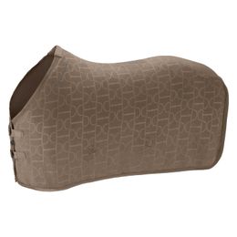 ESKADRON Platinum Abschwitzdecke Fleece Stamp Bit smoky taupe 165 cm