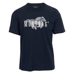 Mustang T-Shirt Style Austin blau Herren S