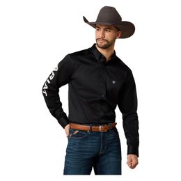 Ariat Hemd Team Logo Twill schwarz Herren M