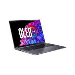 Acer Swift X 14 OLED (SFX14-72G-57B5), Notebook grau, Intel Core Ultra 5 125H, NVIDIA GeForce RTX 4050, 32 GB LPDDR5X, 1 TB (1 TB SSD), Windows 11 Pro