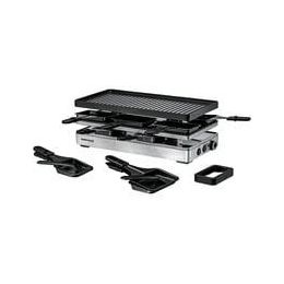 Rommelsbacher Pizza Raclette RCP 1800 schwarz/edelstahl, 1.800 Watt, Pizza-Funktion mit Unterhitze