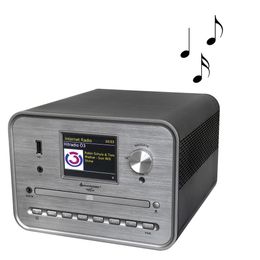 Soundmaster Internet-Radio ICD1050SW grau