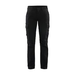 BLAKL&Auml;DER BLAKL&Auml;DER Damen-Bundhose Industrie Stretch, schwarz, Konfektionsgr&ouml;&szlig;e DE: 38 (714418329900C38)
