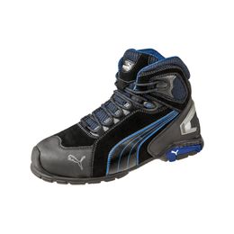 Sicherheitsstiefel Rio Black Mid Gr. 44 schwarz/blau Leder S3 SRC EN20345 ; ISM (63.225.0-44)
