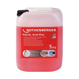Rothenberger Entkalkungschemie ROCAL Acid Plus, Konzentrat mit Farbindikator und Korrosionsschutz, 5 kg, 4004625369944 (61105)