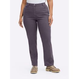 sheego Gro&szlig;e Gr&ouml;&szlig;en Stretch-Hose mit Nieten an den Taschen, lavendel, Gr&ouml;&szlig;e 56 - Damen