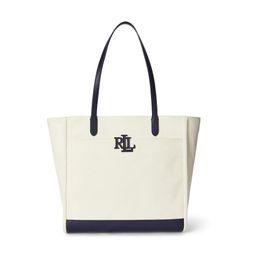 Lauren by Ralph Lauren Lauren Ralph Lauren Shopper Damen Gr&ouml;&szlig;e One Size creme / navy