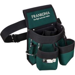 Frankonia Werkzeug-G&uuml;rteltasche Schwarz/Gr&uuml;n