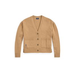 Polo Ralph Lauren Strickjacke Damen Gr&ouml;&szlig;e S camel
