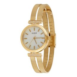 Guess Analog Watch female Gold size One Size