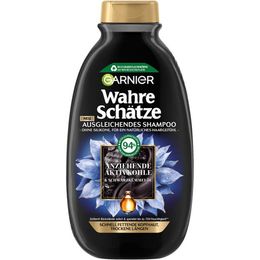 Wahre Sch&auml;tze Shampoo Aktivkohle, fettige Kopfhaut