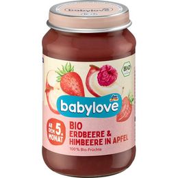 Fr&uuml;chte Erdbeere & Himbeere in Apfel ab dem 5. Monat babylove