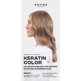 SHYNE Professional Haarfarbe 8/69 Munich Mittelblond Cool Beige