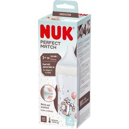 Nuk Babyflasche Perfect Match Tigger, creme, ab 3 Monaten, 260 ml